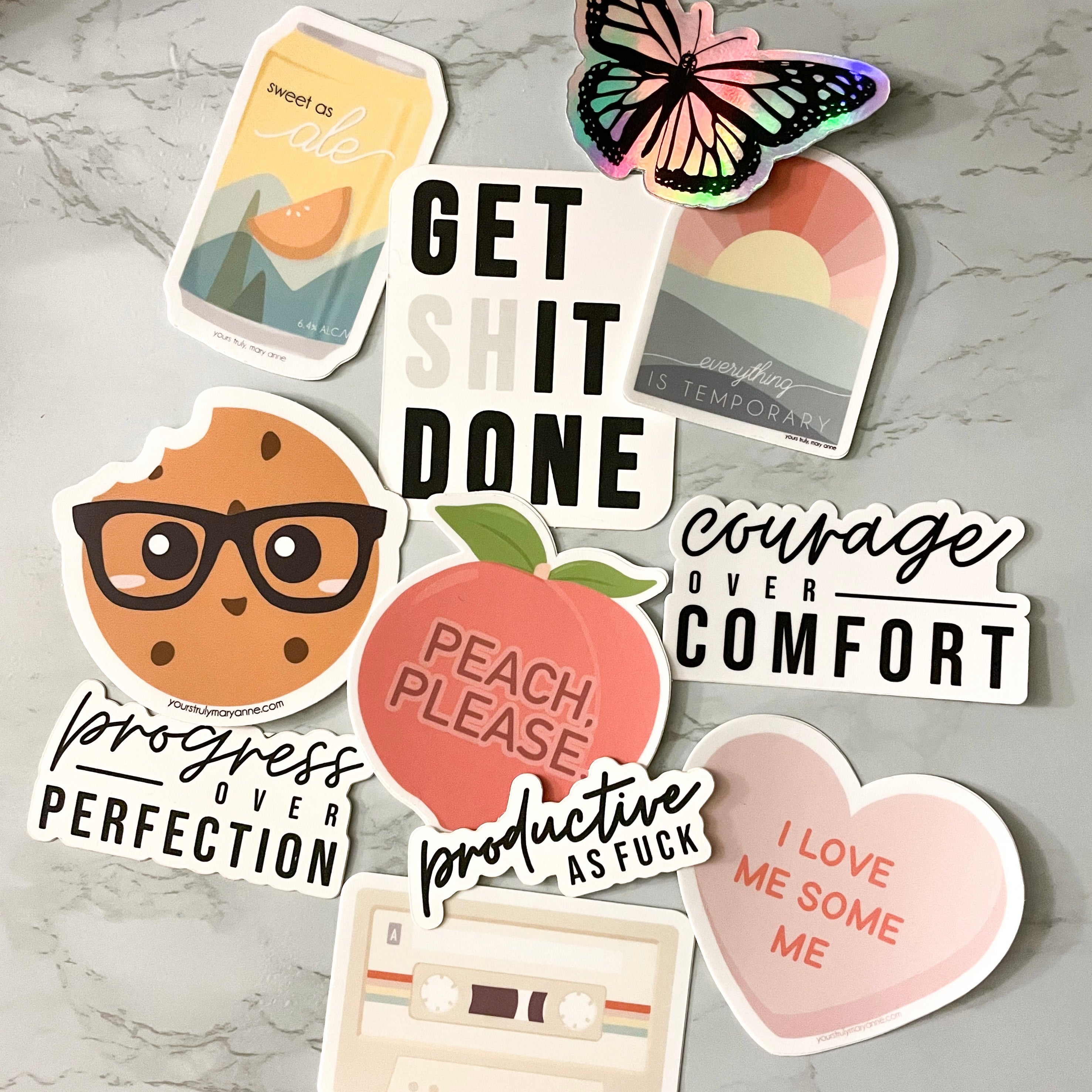 Stickers – Yours Truly, Mary Anne